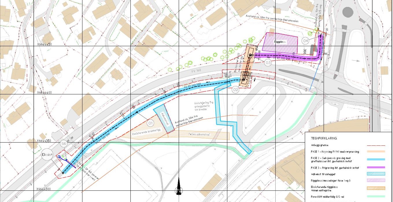 Overvann Jarmyra-Vollsveien | Bærum kommune Overvann Jarmyra-Vollsveien | Bærum kommune